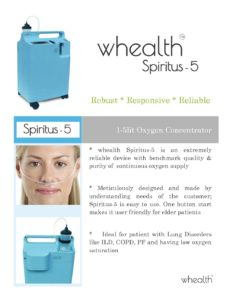 Whealth Spiritus 5L | Oxygen Concentrator | Evron - Evron