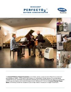 Invacare Perfecto 2 Brochure | Oxygen Concentrator | Evron Home ...